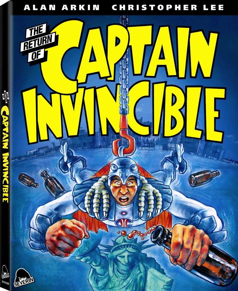 Return Of Captain Invincible Severin 3 Disc Blu Ray & OST CD